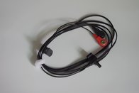 Physiotherapy  customized  leadwires, Electrode wires with snap button, red and black colors